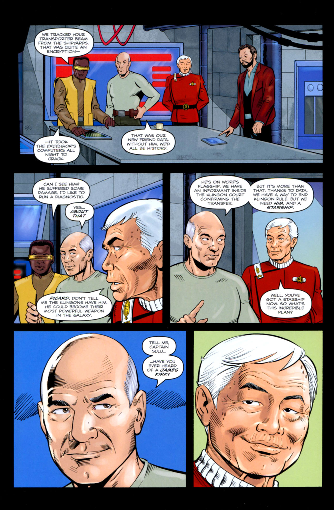 Read online Star Trek: The Next Generation: The Last Generation comic ...