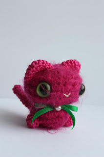 Happyamigurumi: Pearlcats!: new amigurumi pink cat