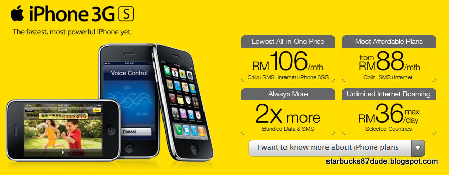Digi iPhone 3GS 2010 Package Unveiled !! Very Affordable !! ~ Here ...
