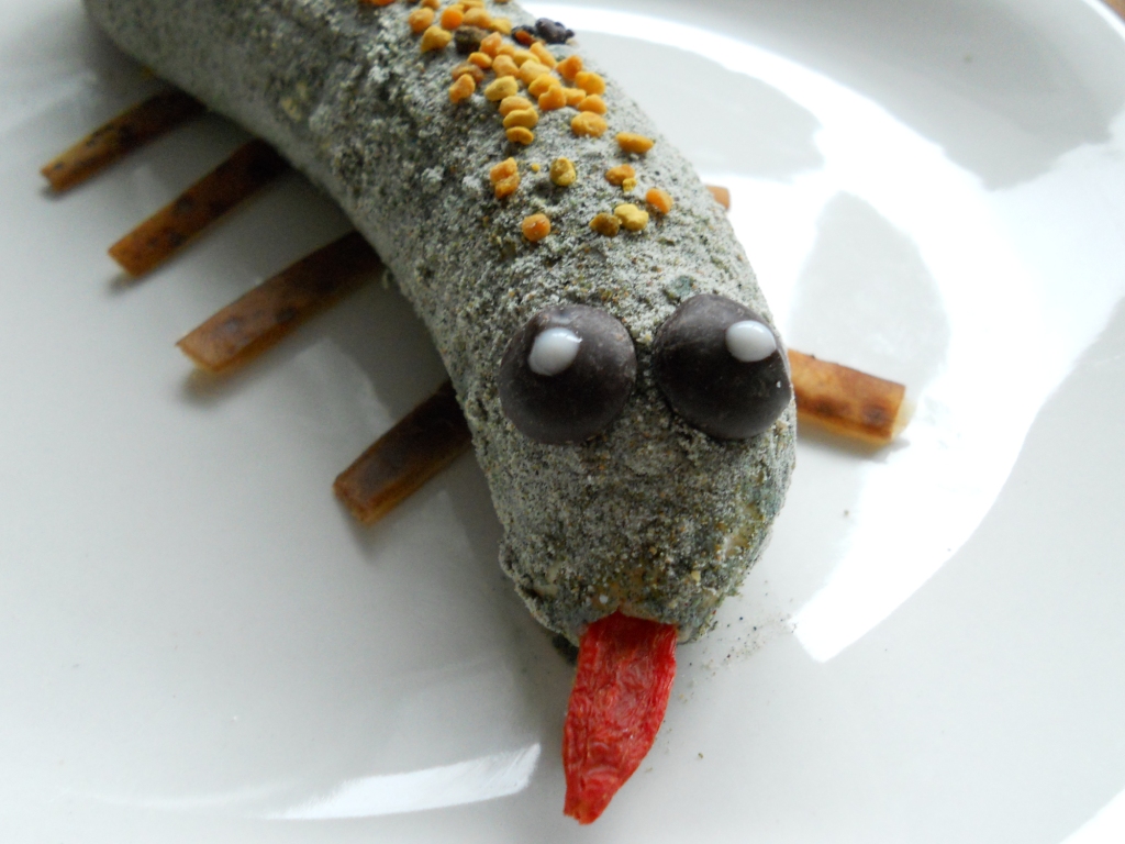 Snacking Squirrel: Halloween Banana Snake