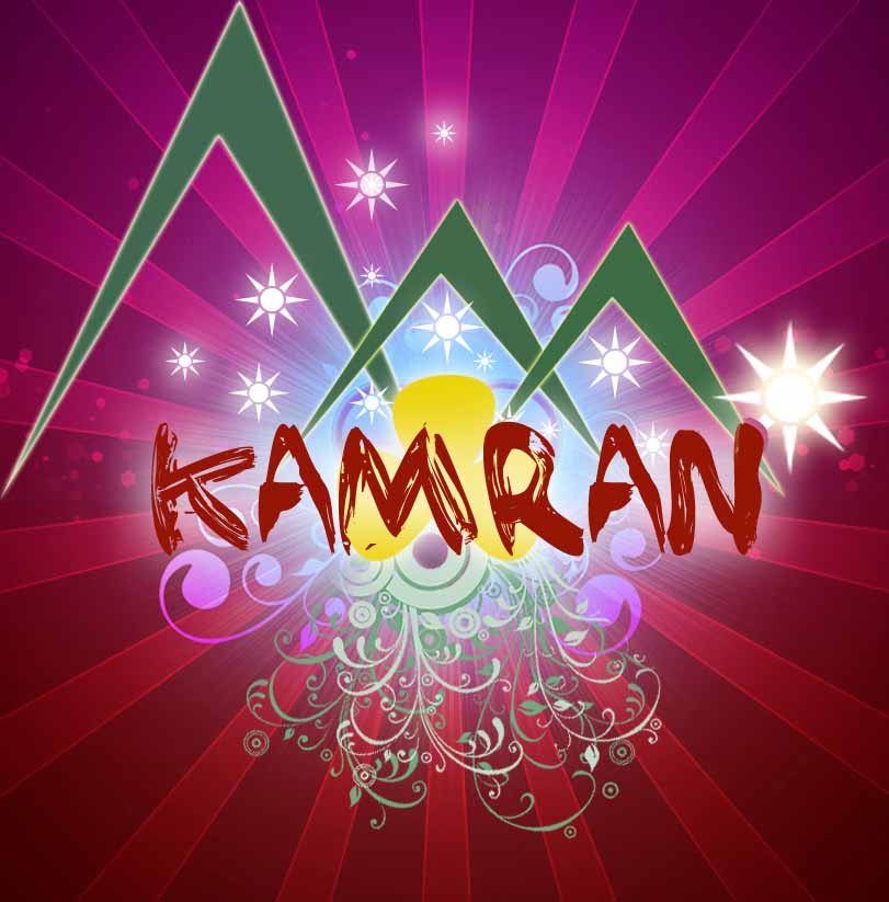 KAMRAN AHMED SOOMRO: kamran wall paper create in ps cs4