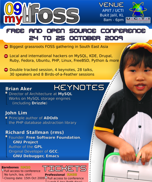 Emax Computer Technology Info Site: FOSS.MY 2009 is Coming This October