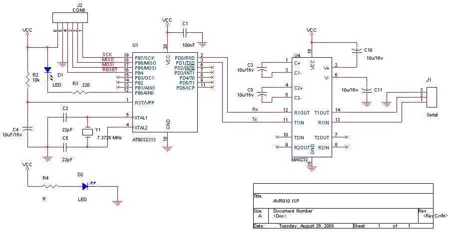-o( Ihyauddin )o-: AVR910 (COM Port AVR microcontroller Programmer)