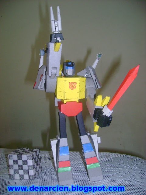 mundo denarcien: Grimlock G1 Papercraft Transformable