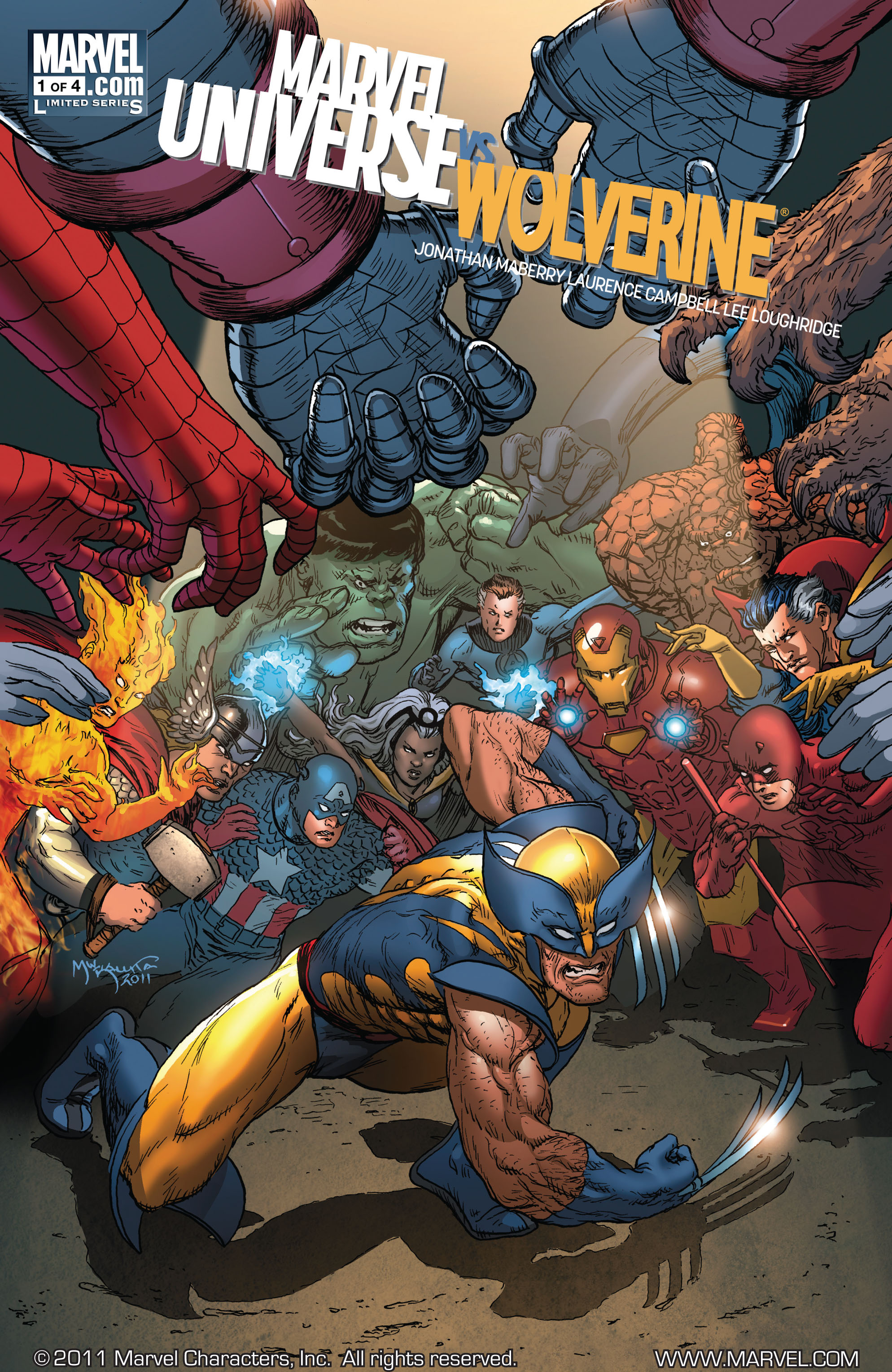 Read online Marvel Universe vs. Wolverine comic - Issue #1
