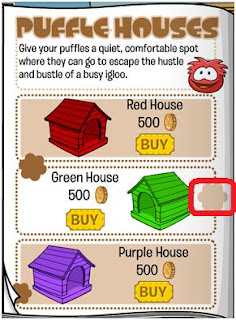 CLUB PENGUIN ISLAND: New Hidden Item in the Puffle Furniture catalog!