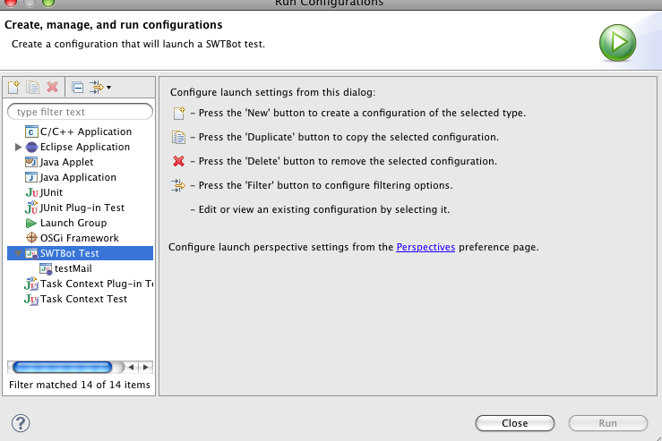 Richard S Blog Headless Swtbot Testing For The Eclipse Rcp Mail Example Project