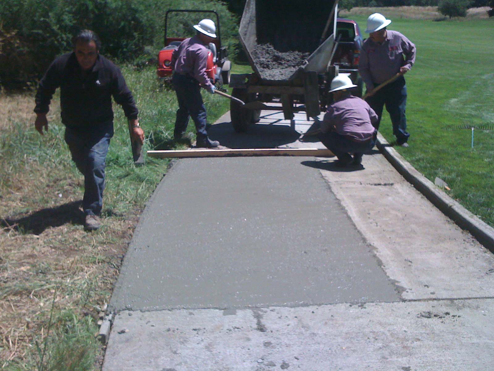 Stanford Golf Course Superintendent's Blog: 2010-05-21 Cart Path Repair #15