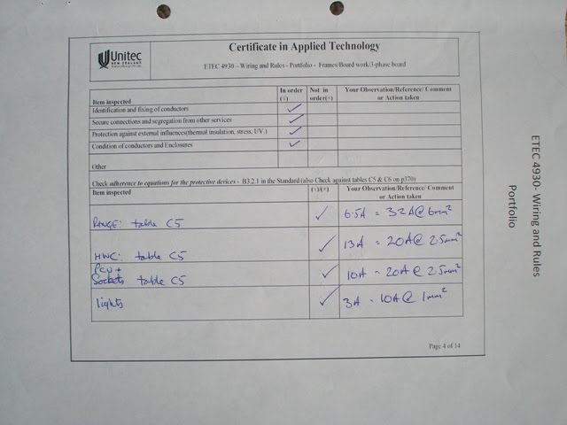 Things Electrical Test Sheet things-electrical-test-sheet