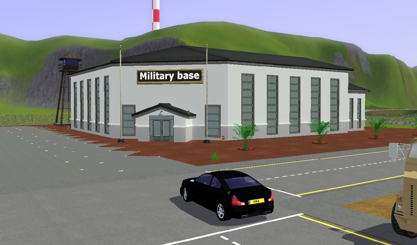 Simming in Magnificent Style: Military part 5 - Military HQ rabbit hole ...