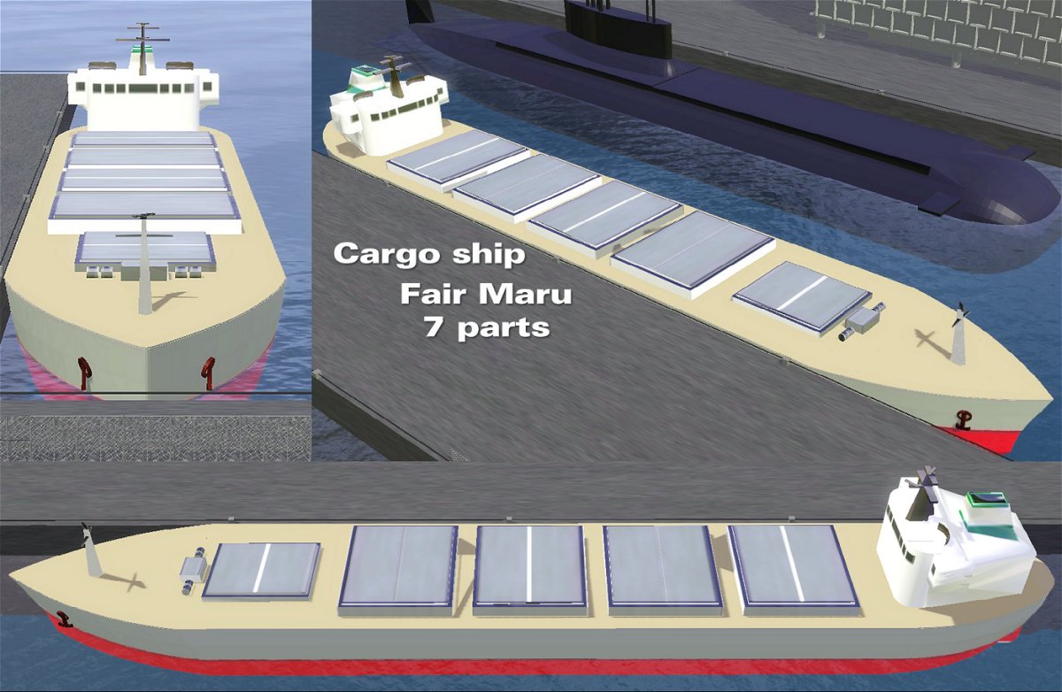 Simming in Magnificent Style: Cargo ship "Fair Maru"