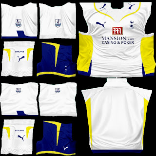 Blog KITS FIFA 07: KITS: Tottenham Hotspur-ING 2009-2010 GK/HOME/AWAY/3RD