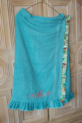 Onesie Twosie: DIY: Spa Wrap Tutorial
