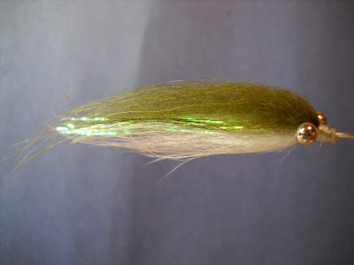 Steelhead Alley Fly Tying: Tube Fly: Simple Finn Raccoon Emerald Shiner