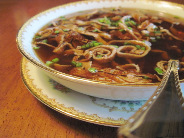 Kudos Kitchen By Renee: Flaedlesuppe (German Pancake Soup)