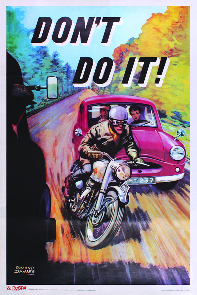 osylph stripes: vintage road safety posters