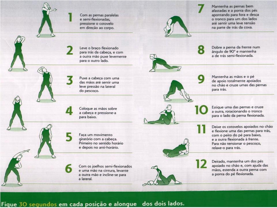 PERSONAL TRAINER: DICAS DE ALONGAMENTOS E EXERCICIOS