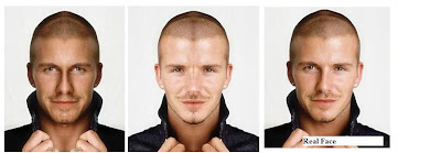 50balance: David Beckham - Symmetrical Face