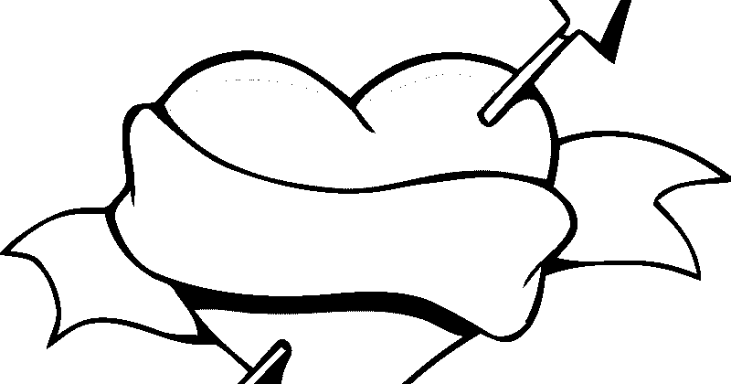 Desene de colorat cu inimioare