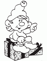 Imagini, desene, planse de colorat cu elfi