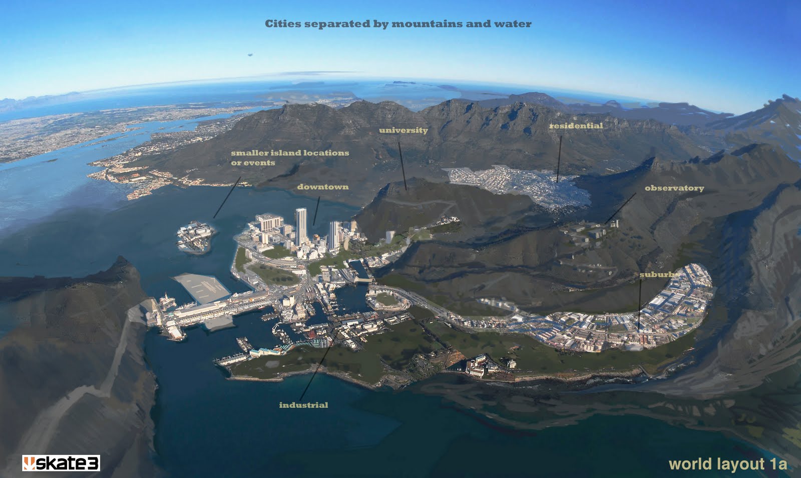 Tom Johnson Concept Art & Design: Open World Layouts and Design