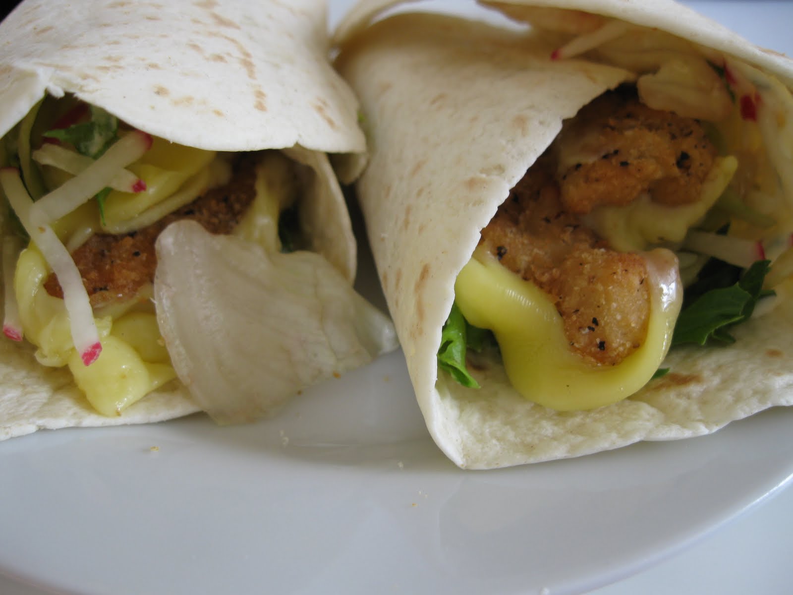 readysteadyausteritycook: Southern fried chicken wraps