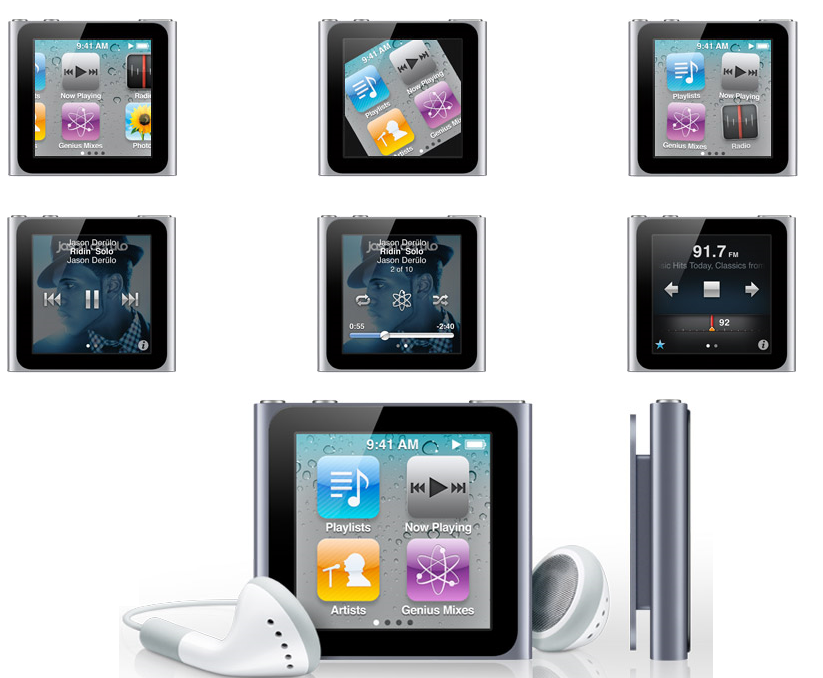 Criando a sua Moda: Ipods - Novos Modelos
