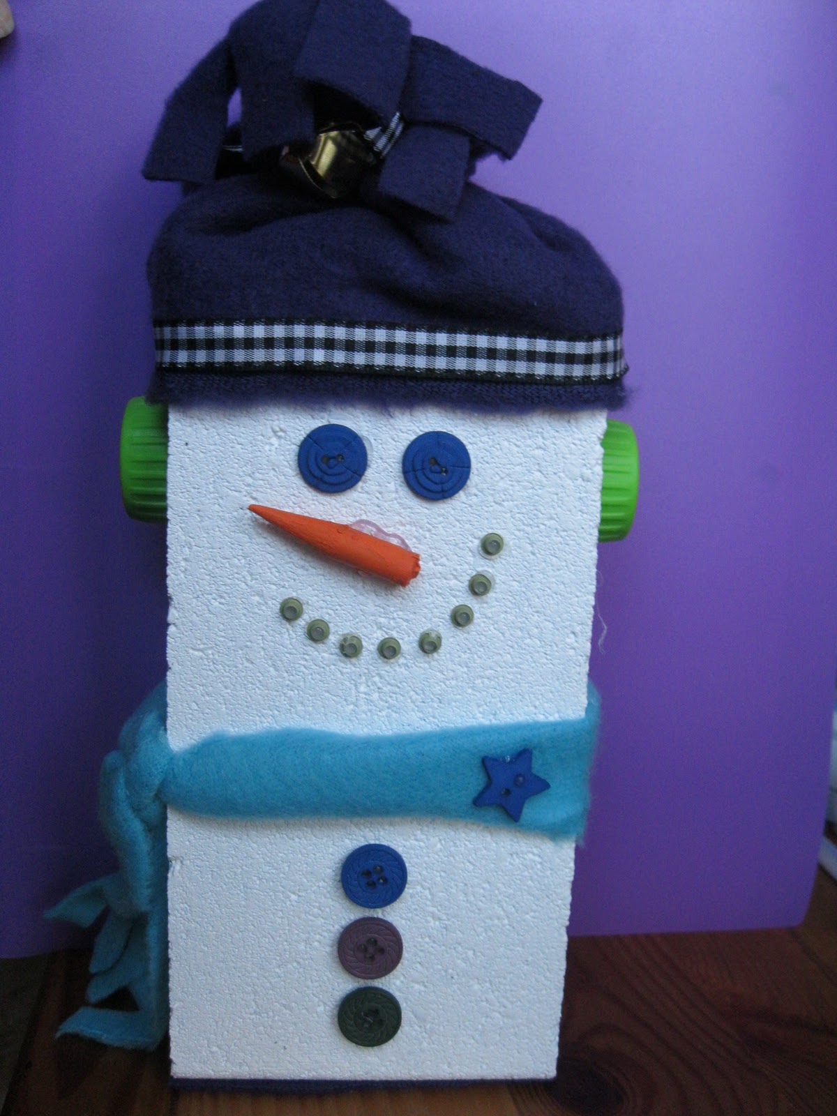 The Patterned Paper Place: Snowman Brick