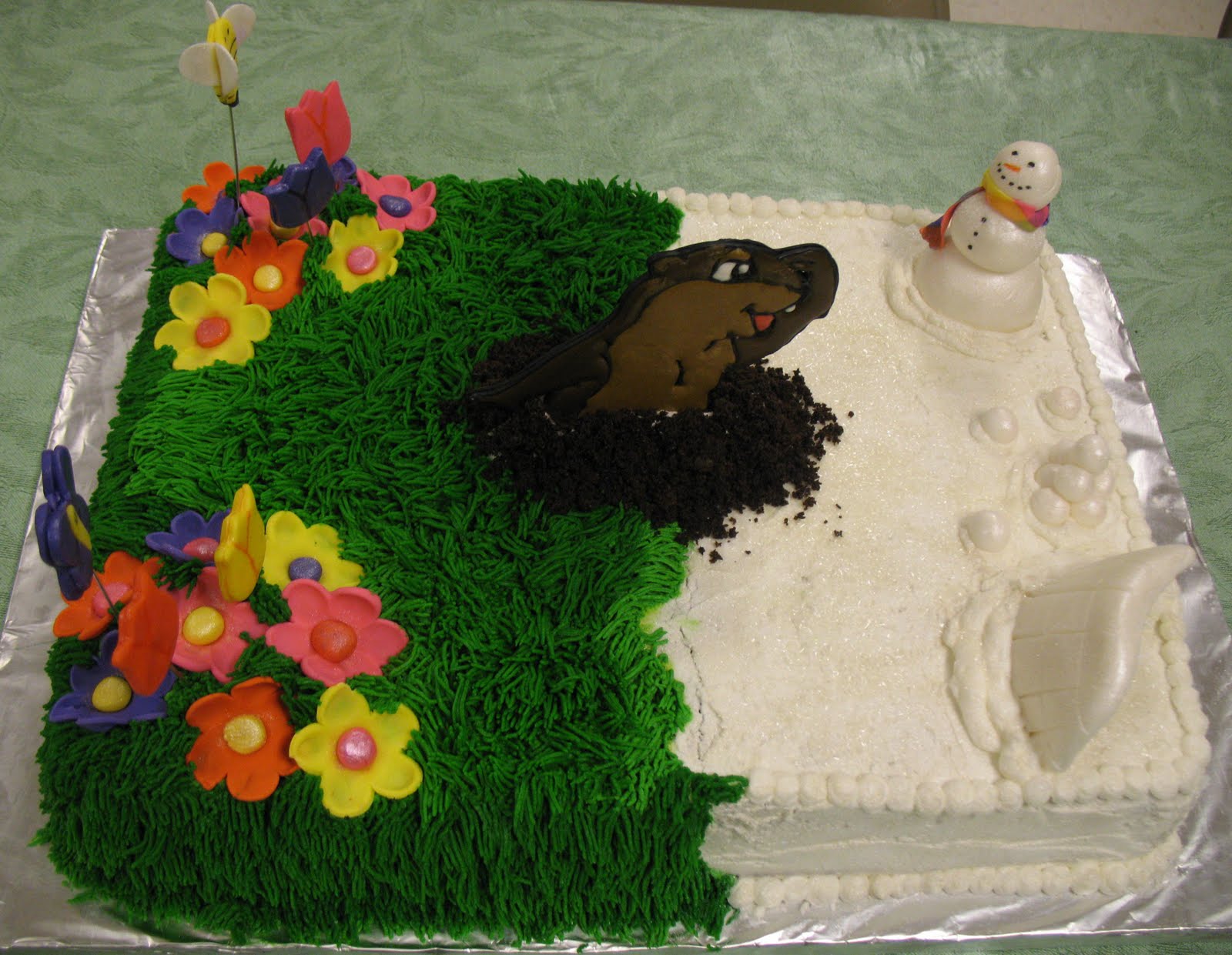 J's Cakes: Punxatawny Phil Cake