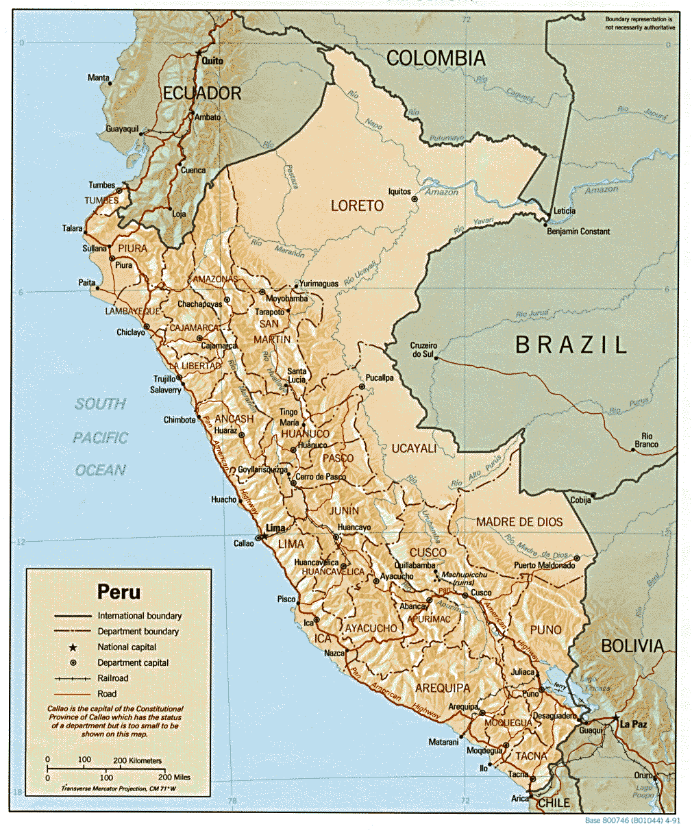 El mapa del Perú - Imagui