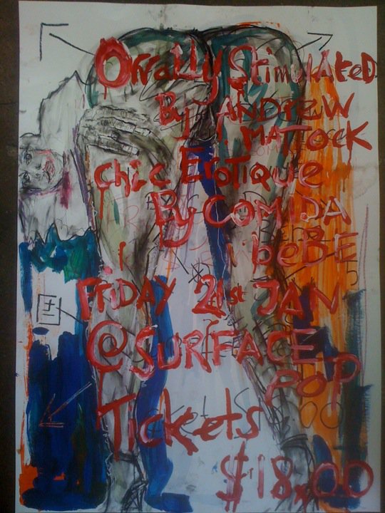 SURFACE POP Gallery/Space: My Erotica hand - made posters by Andrew ...