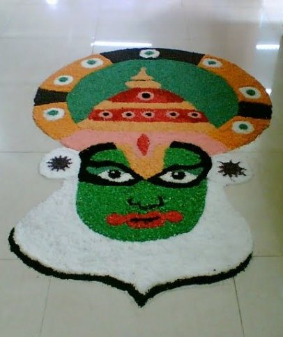 Lens Sketches: Rock Salt Rangoli