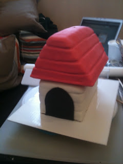 Sift by Kara: Snoopy Dog House Cake