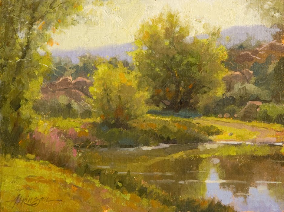 Steve Atkinson painting blog: THREE NEW PLEIN AIR PAINTINGS...