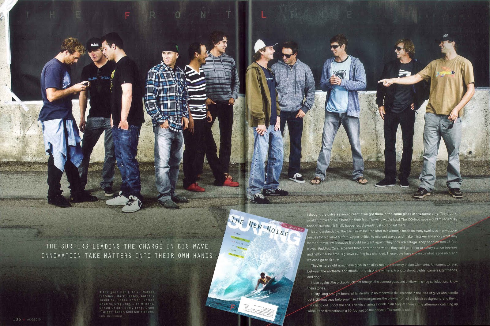 Quiksilver PR: Mark Healey and Rusty Long - "The Front Line"