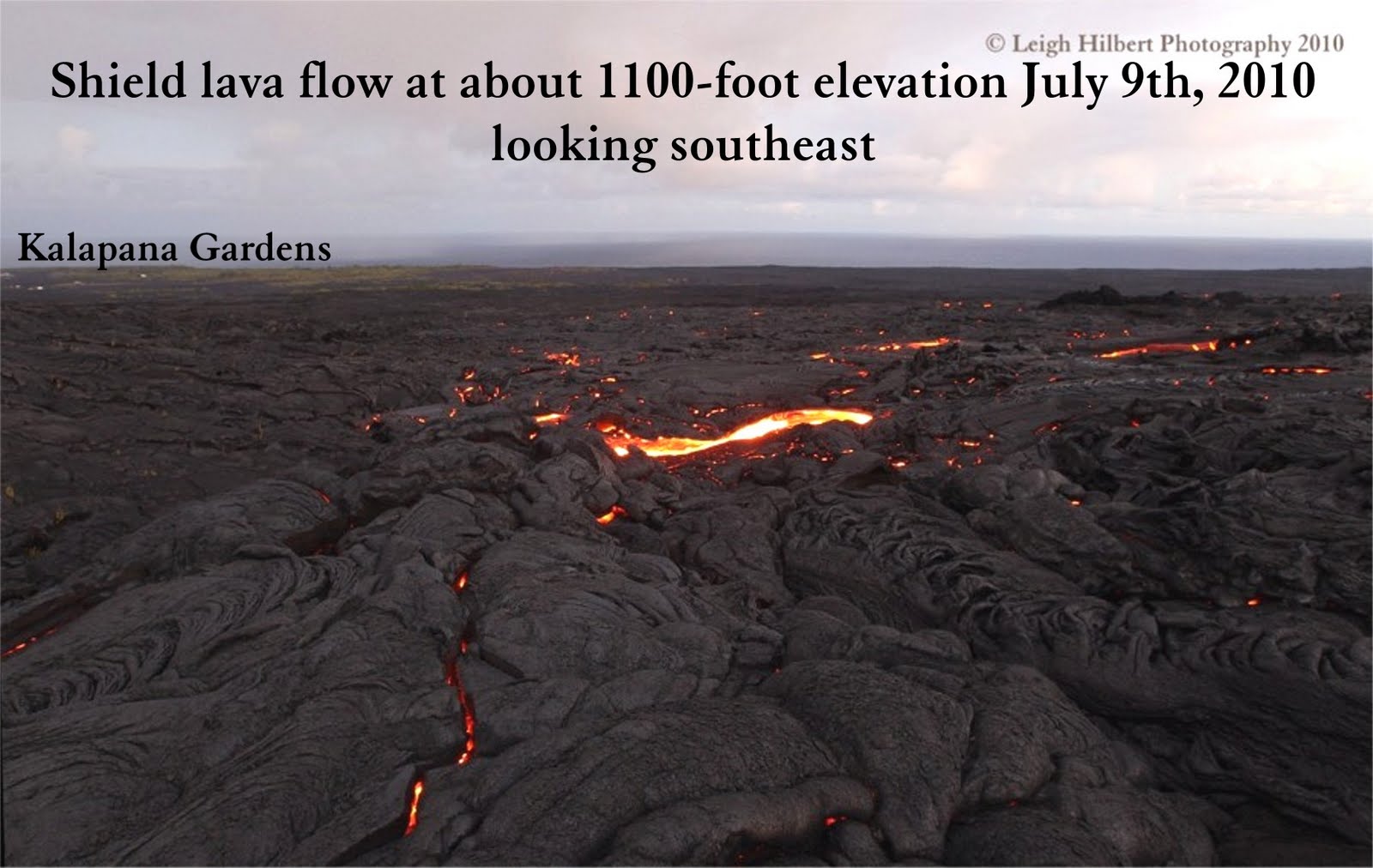 HAWAIIAN LAVA DAILY: Molten lava fronts nearing highway 130 viewing ...
