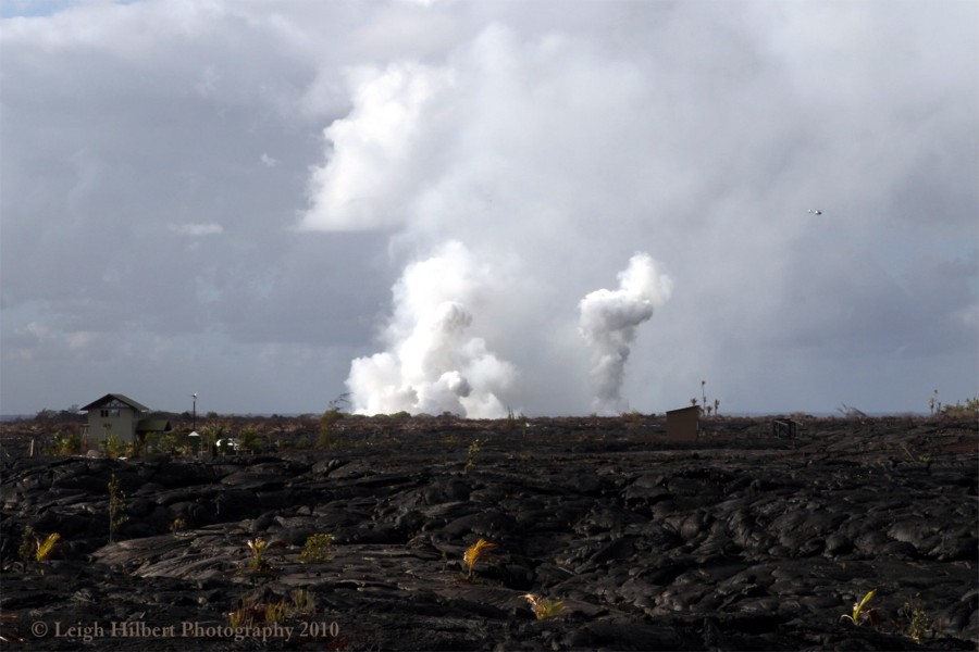 HAWAIIAN LAVA DAILY: ~ Wider ocean entry, limited surface lava ...