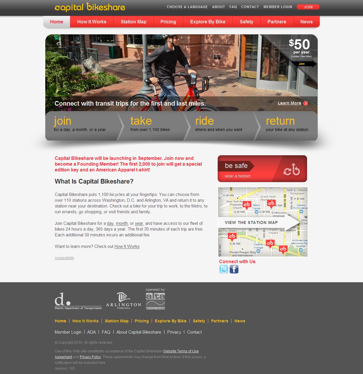 The Bike-sharing Blog: Capital Bikeshare Website is Live