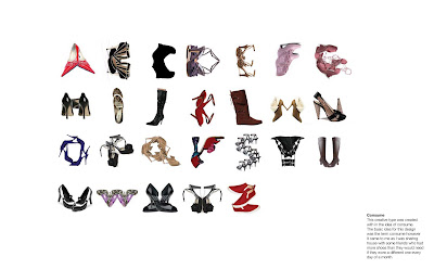 Inspire Me-Eleyah: Project Consume: Shoe alphabet