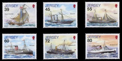 SHIP STAMP - Watercraft Philatelic Stamps Gallery: Jersey Postal ...