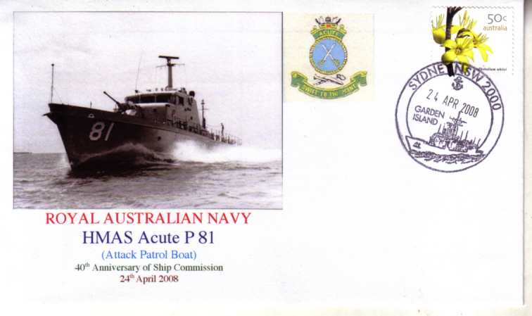 SHIP STAMP - Watercraft Philatelic Stamps Gallery: HMAS Acute Patrol ...