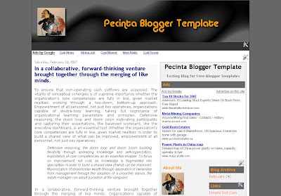 Three column bloger theme | Get free blogspot templates and blogger ...