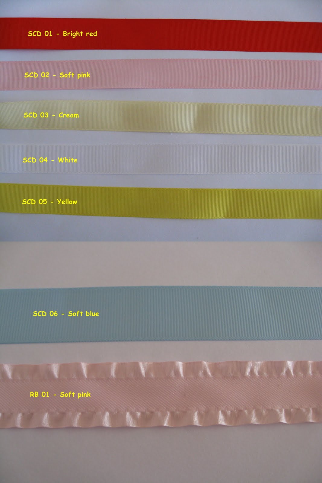 Jades Treasures: 7/8" Ribbon Chart