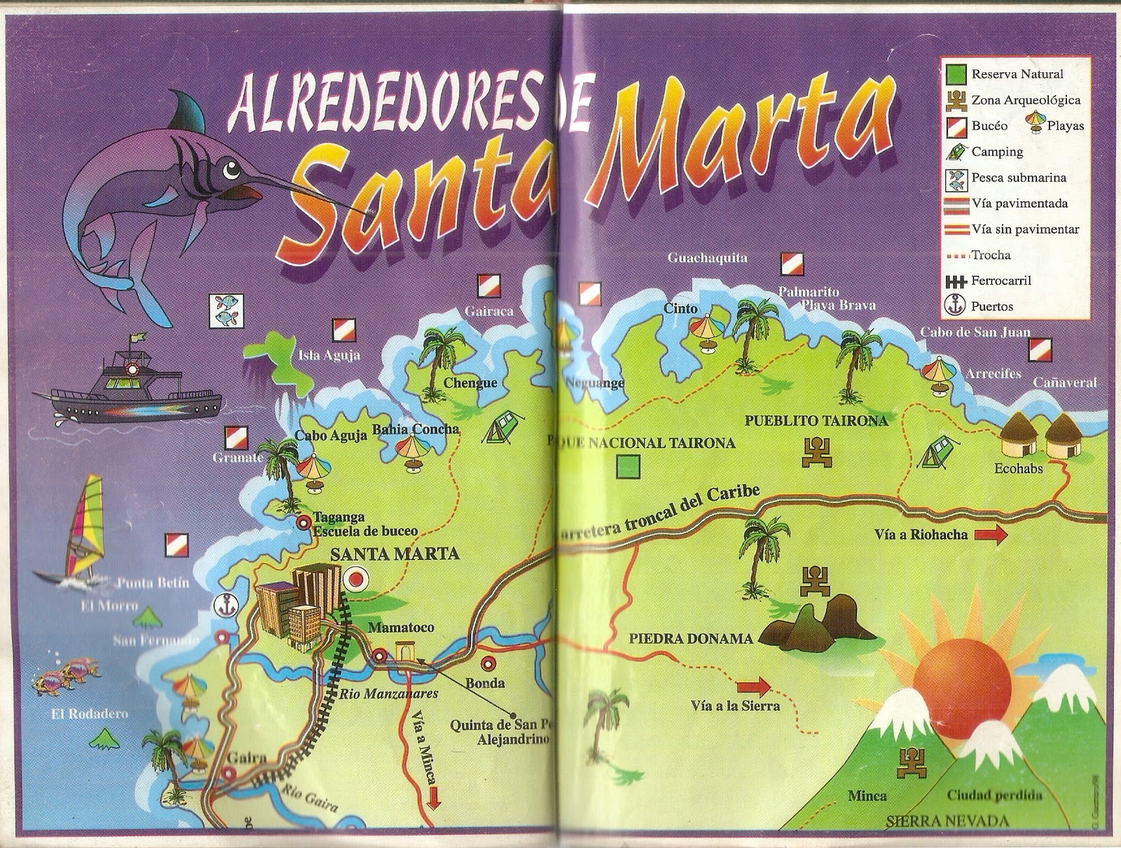 Santa Marta, belleza cultural e histórica: SANTA MARTA, HISTORIA NATURAL