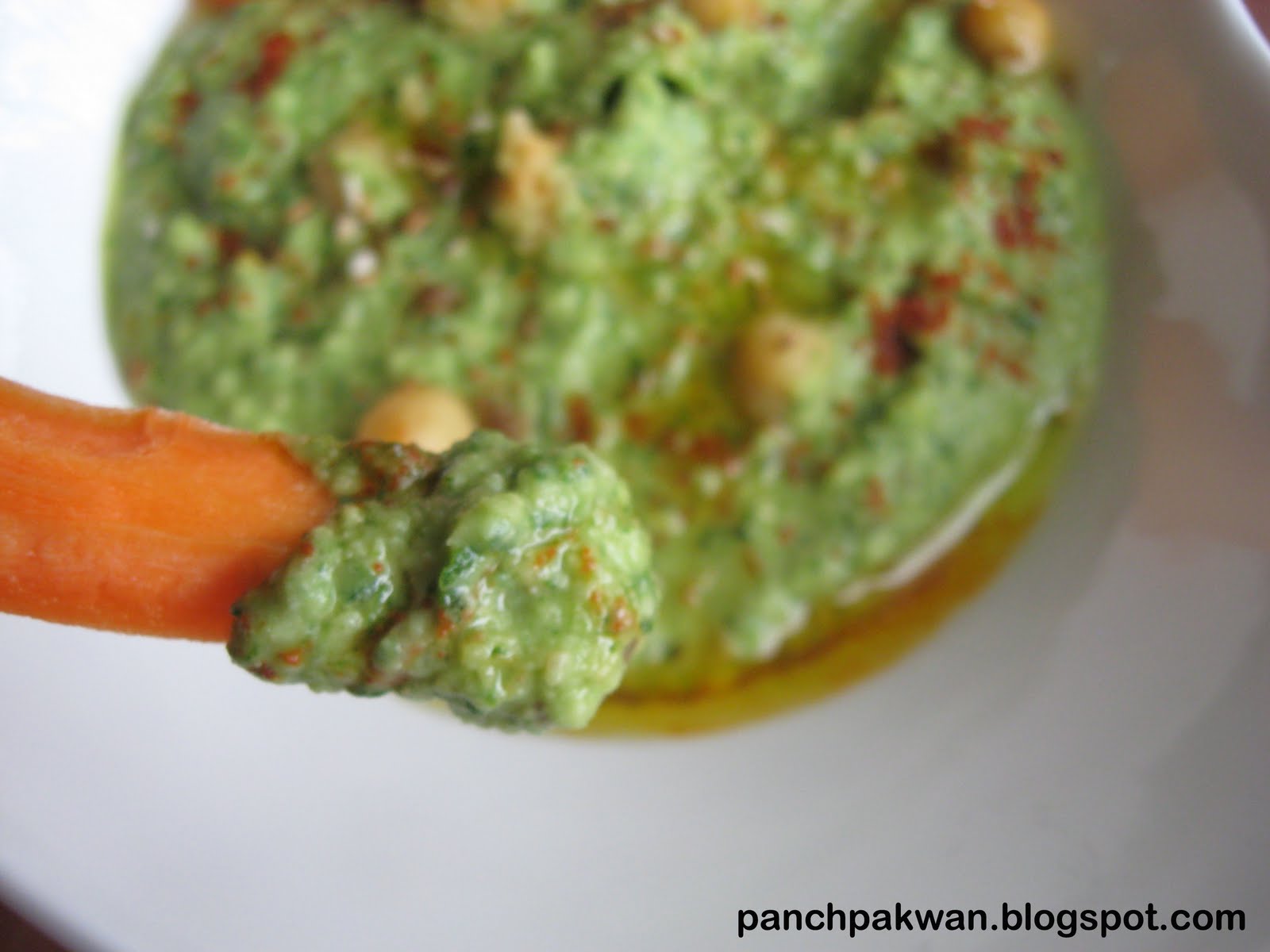 Panch Pakwan: Spinach Hummus