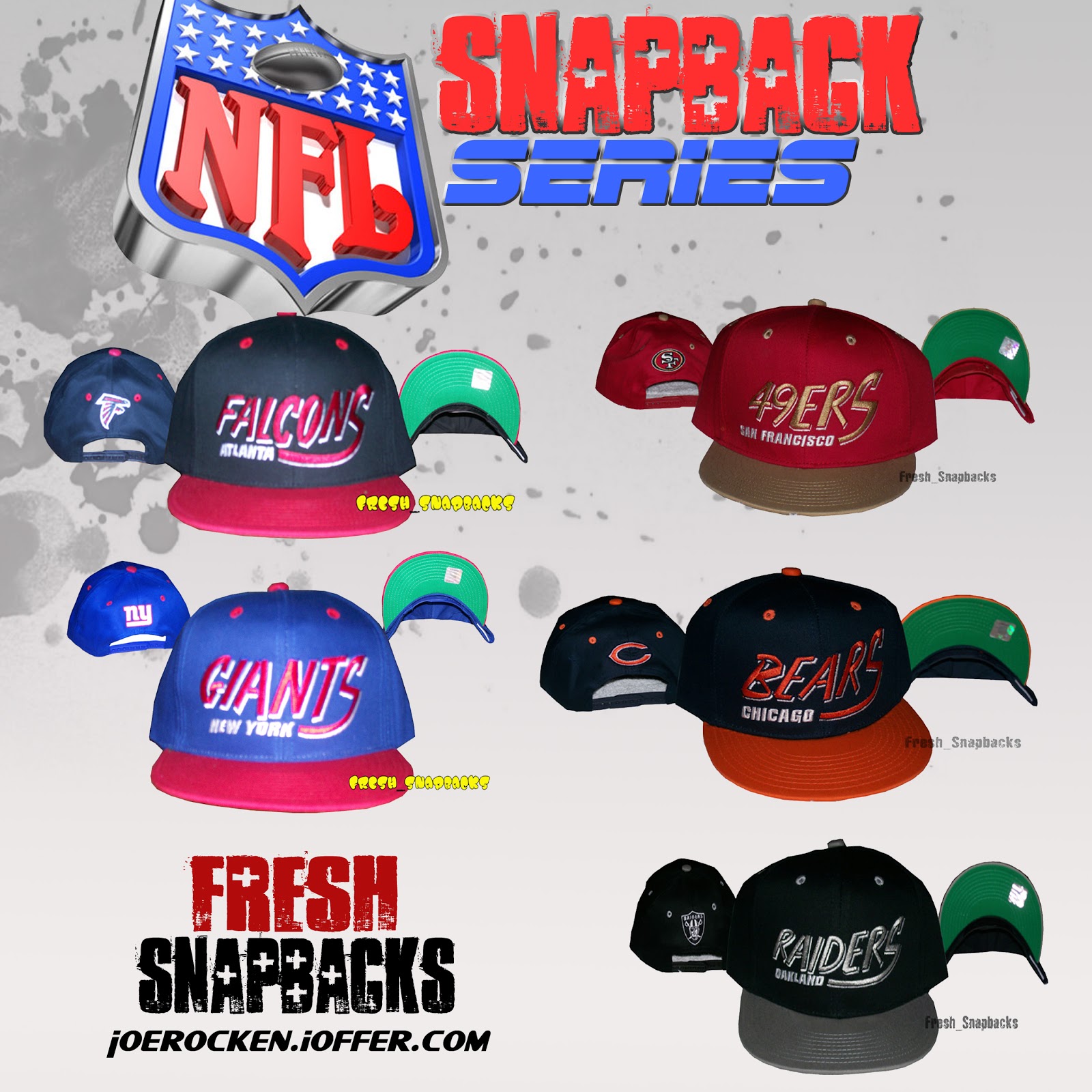 Fresh Fiending: Streetwear, Dope Kicks, Urban Culture: NFL Snapback Series
