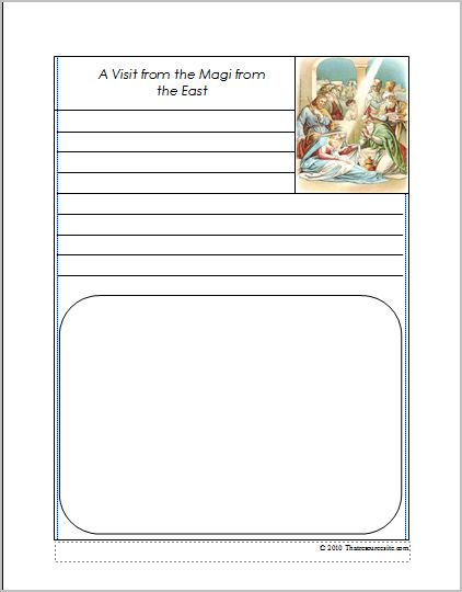 That Resource Site: Life of Jesus Christ Notebooking Sheets - Part I.