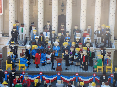 BRICK STAR: LEGOLAND Miniland Inauguration of Barack Obama in LEGO!!!