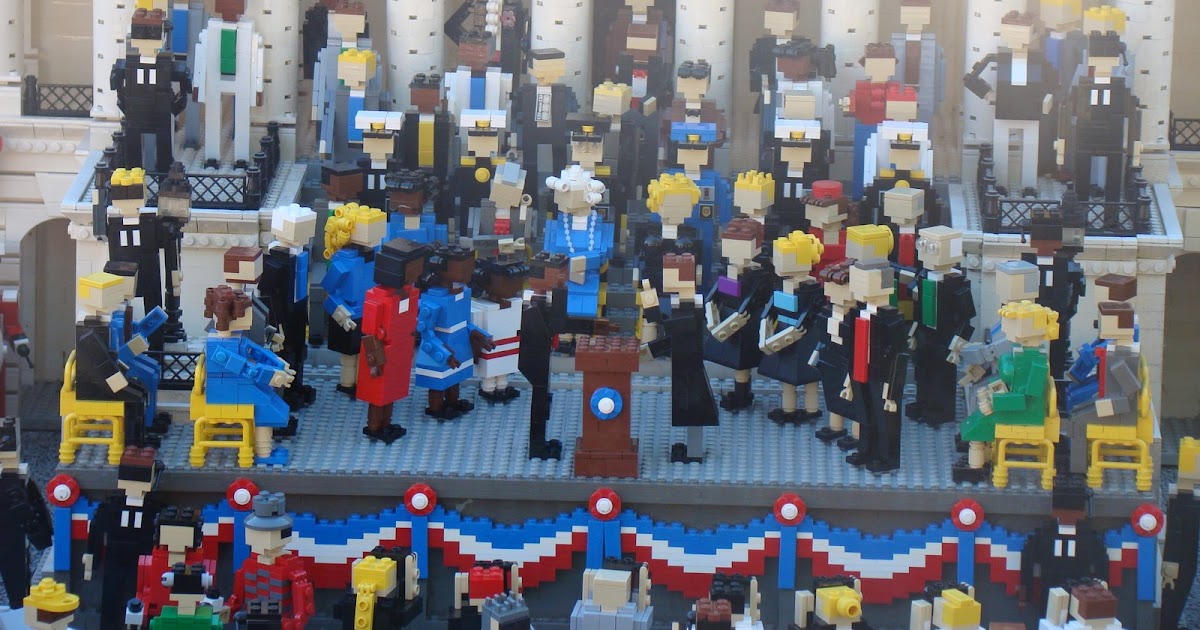 BRICK STAR: LEGOLAND Miniland Inauguration of Barack Obama in LEGO!!!