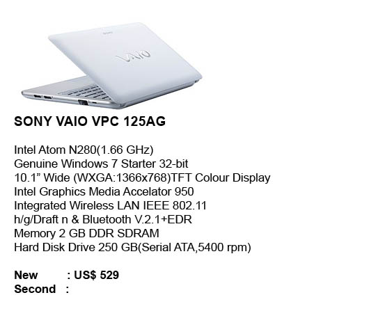 The Excellent Computer: Sony Vaio